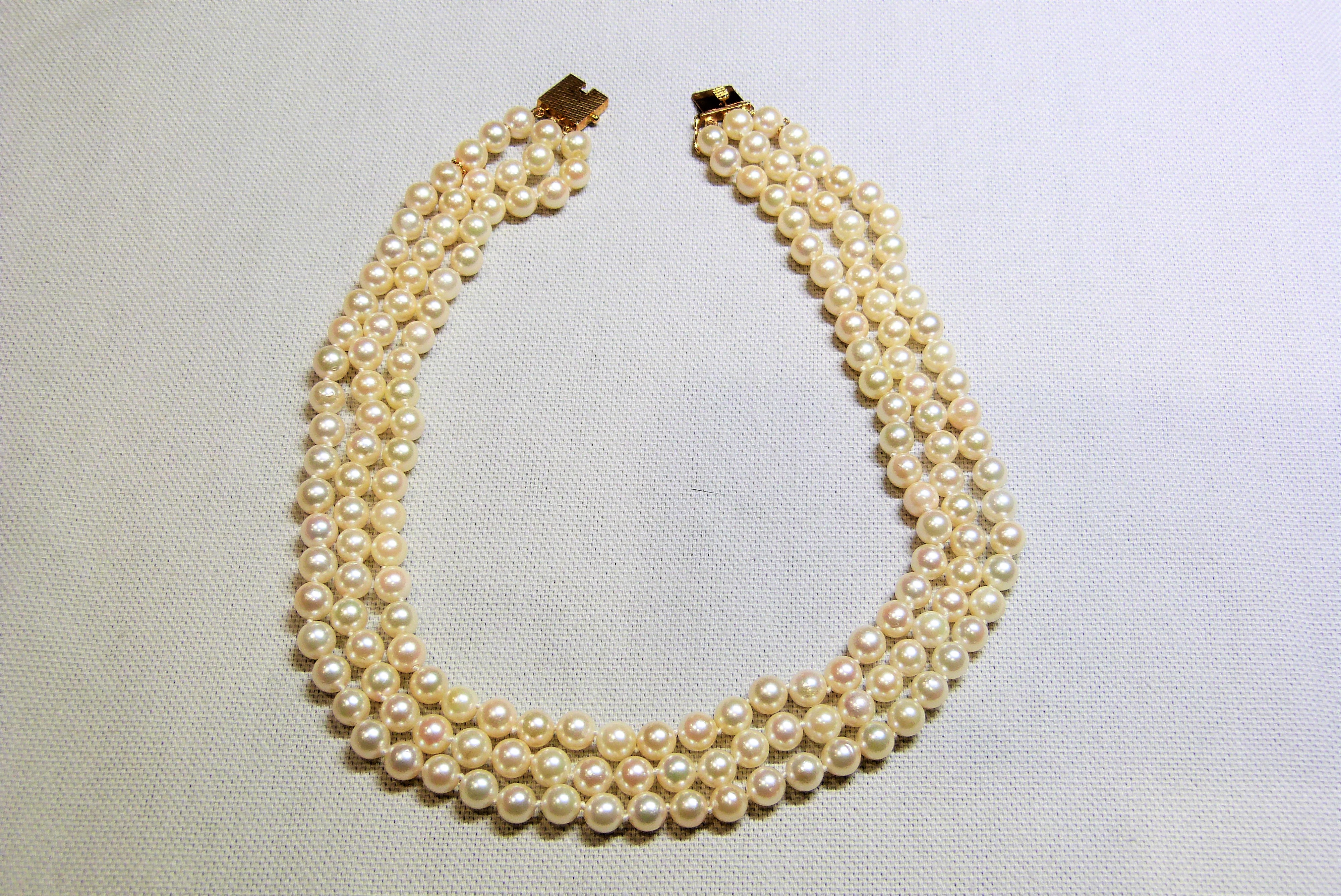 Collier de perles de culture | Antiquités Julie Schon-Grandin